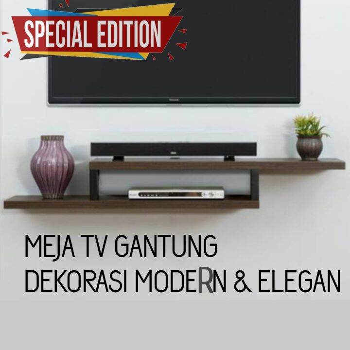 Rak TV Gantung Minimalis Modern , Rak Dinding Masa Kini ~ AD002 ...