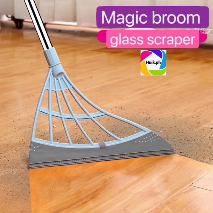 Multifunctional lazy broom scraping sweeping water without sticking to ...