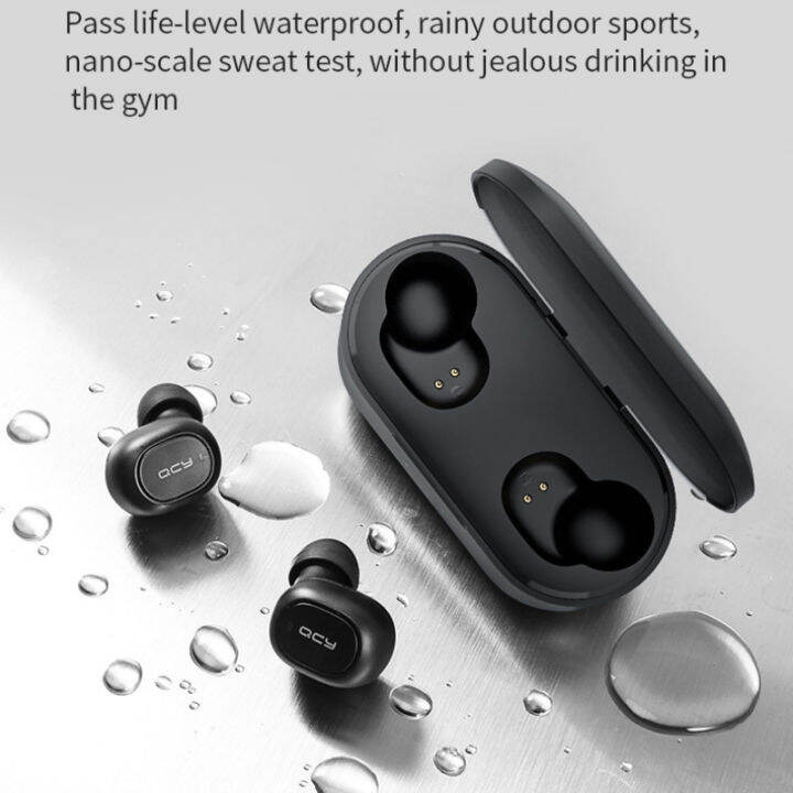QCY T2C หูฟังบลูทูธ TWS หูฟังไร้สาย Binaural หูฟังสเตอริโอไร้สายพร้อม ...