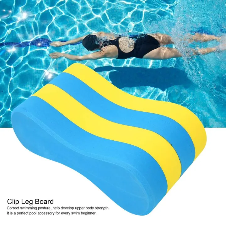 【ราคาถูกที่สุด】Swim EVA Floating Board Swim Clip Leg Board Kickboard ...
