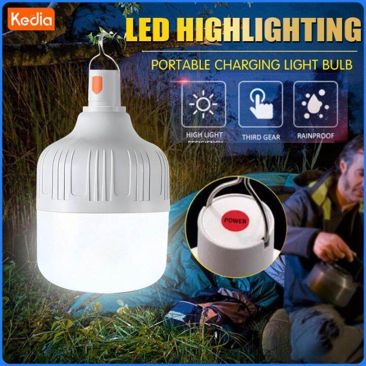 【PH Stock】100W Emergency Light Rechargeable Outdoor LED Waterproof ...