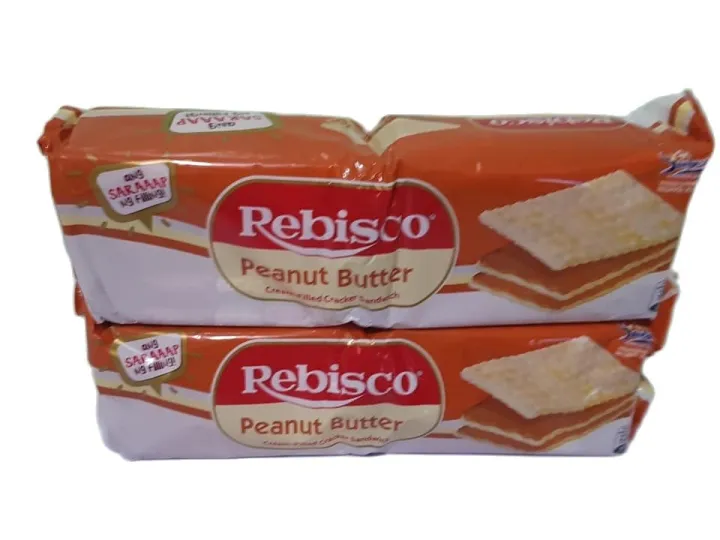 REBISCO Peanut Butter Cream-Filled Cracker Sandwich (pack of 3 x 330 ...