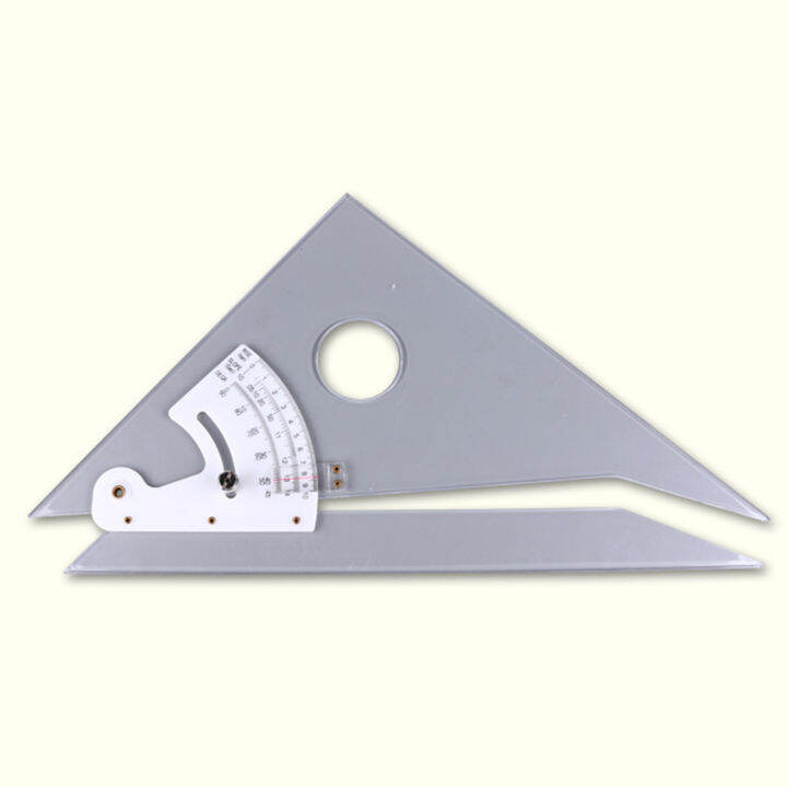 Moon Rosemary Acrylic Drafting Triangle Ruler Metric Adjustable Graphic ...