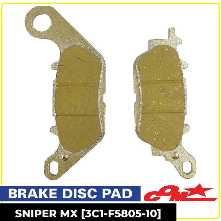 Comstar Yamaha Sniper MX Front/Rear Brake Disc Pad [3C1-F5805-10 ...
