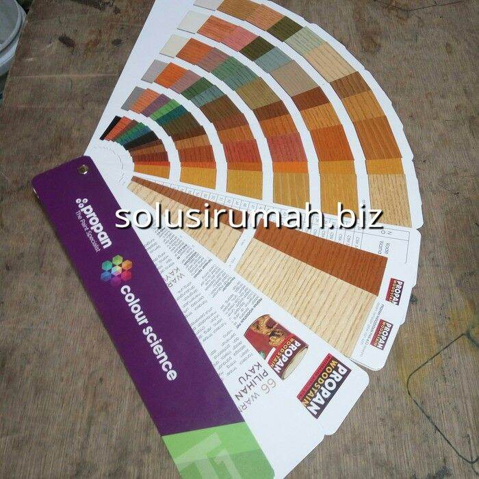 KATALOG CAT PROPAN WOODSTAIN 66 WARNA POLITUR WOOD STAIN dof gloss ...