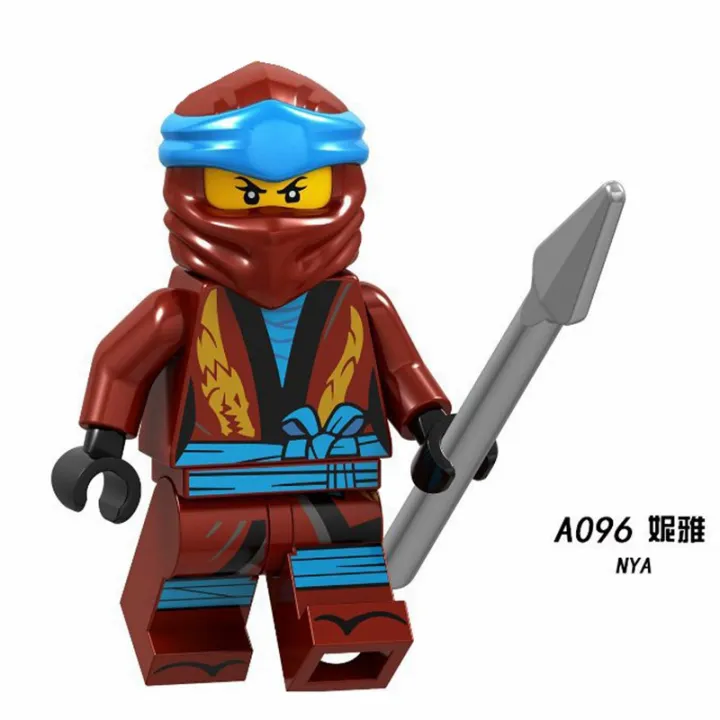 Ninjago Movie Minifigures Jay Zane Kai Cole Lloyd Nya Samurai X Ninja ...