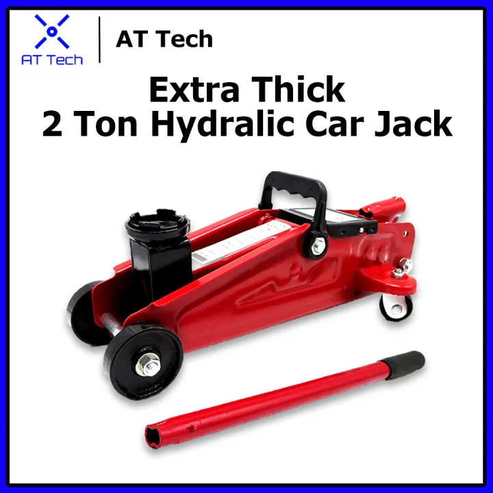 AT Tech 2 Ton Hydraulic Floor Jack Car Jack Car Lifting Membaiki Kereta ...