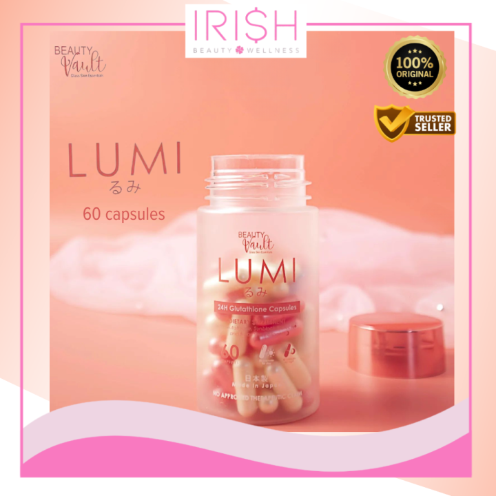 💯% Original Beauty Vault Lumi 24H Skin Whitening Glutathione Capsules ...