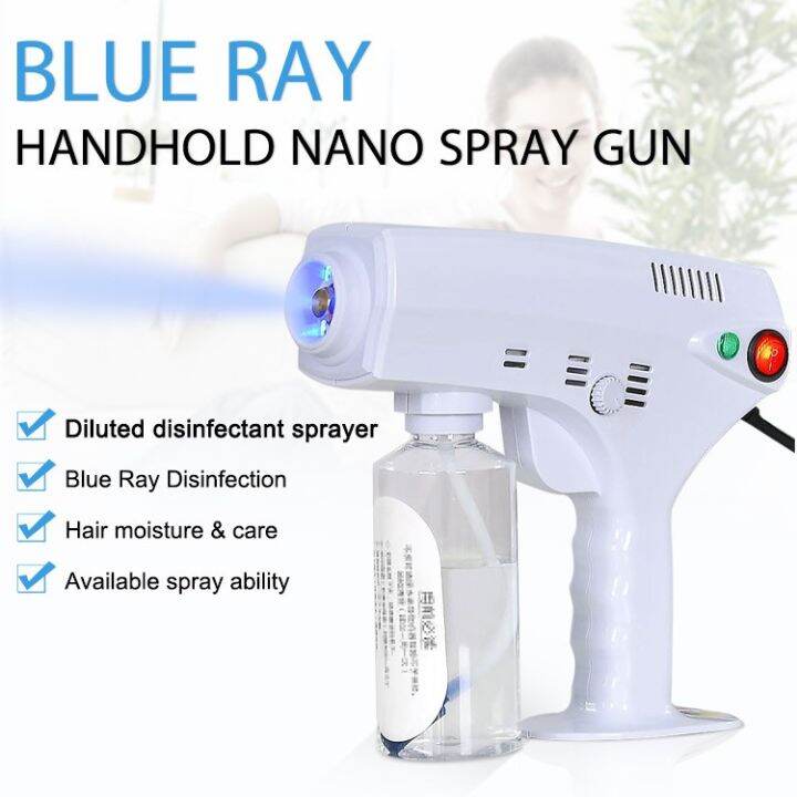 K5 Nano Spray Gun Electric Fogging Sprayer Machine Hand-held Atomizer Blue Light Rechargeable ...