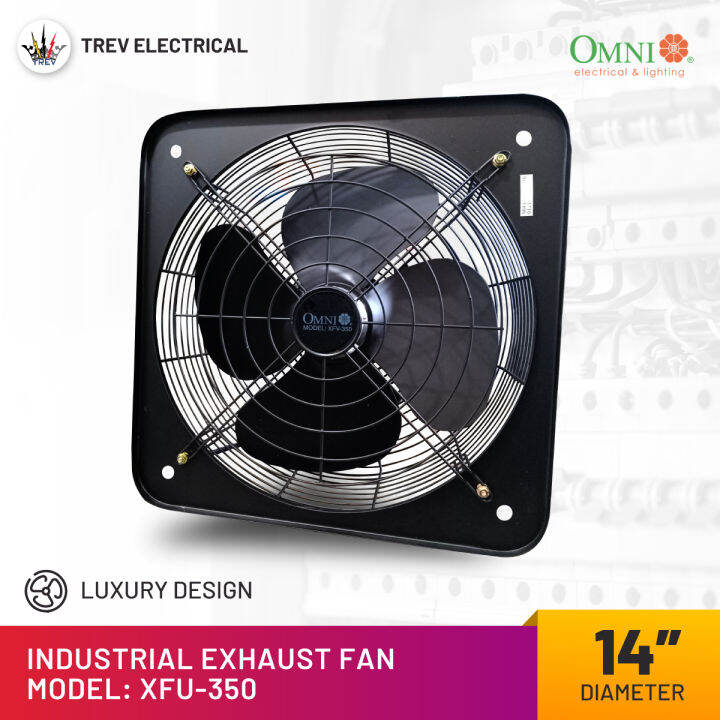 Trev OMNI Industrial Exhaust Fan 14 Inches XFV-350 16 Inches XFV-400 ...
