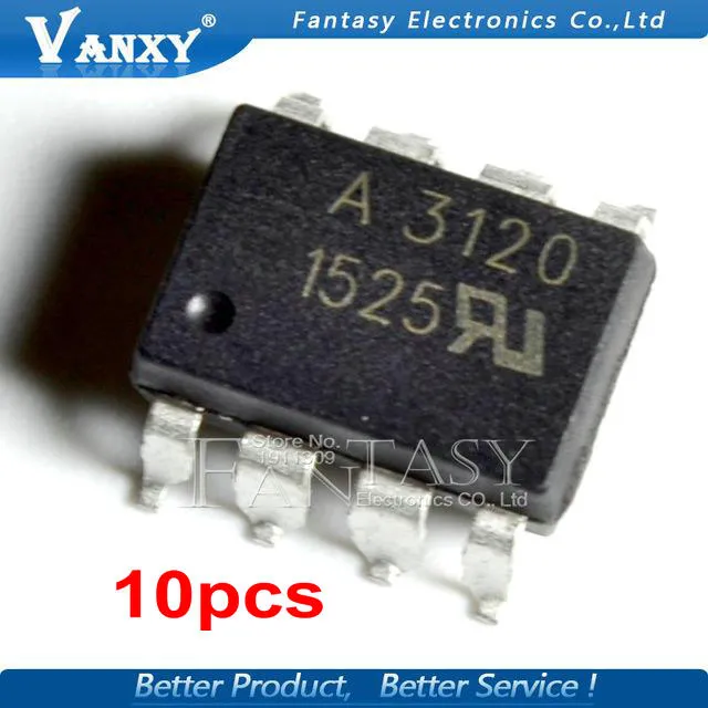 10 ชิ้นHCPL3120 SOP8 HCPL-3120 SOP A3120 SOP-8 SMD | Lazada.co.th