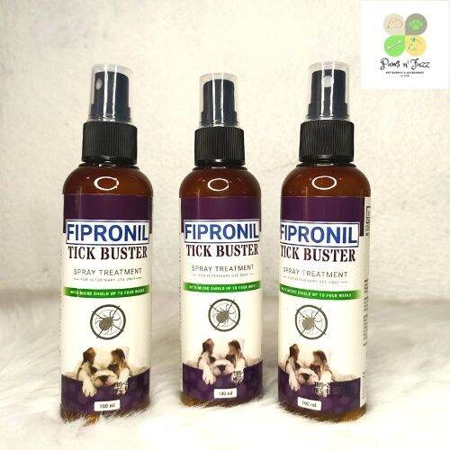 (Bundle of 3 )Tick Buster Fipronil Spray Treatment ( Anti - tick, fleas ...