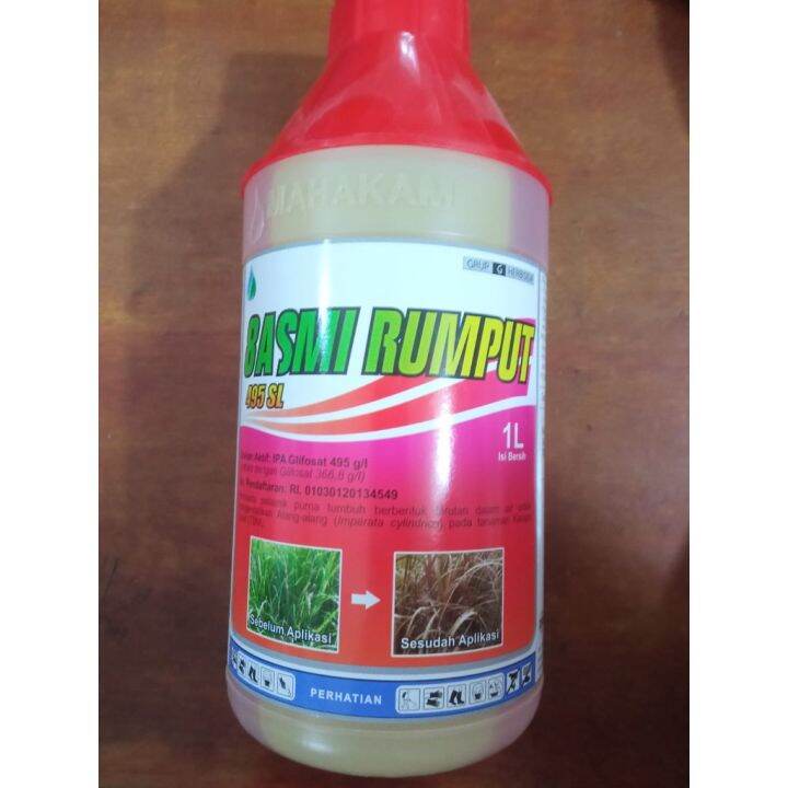 BASMI RUMPUT 1L herbisida sistem untuk semua rumput | Lazada Indonesia