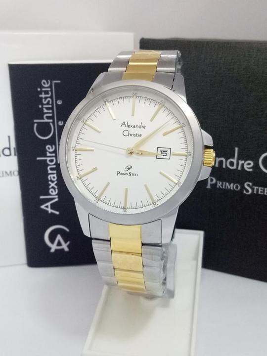 Jam Tangan Pria Alexandre Christie Original AC 1008 MD SVGD | Lazada ...