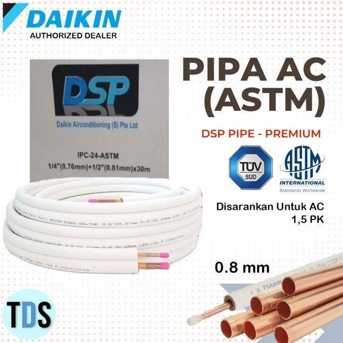 PIPA AC Daikin DSP 1/4 - 1/2 (AC 1,5 PK) | Lazada Indonesia