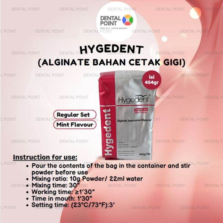 Hygedent/Alginate/Alginat Bahan Cetak Gigi | Lazada Indonesia