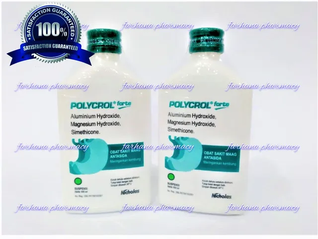 Jual Promo Polycrol Forte Syrup 100 ml / patennya polysilane / obat ...
