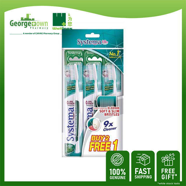 SYSTEMA TOOTHBRUSH SUPER VALUE PACK FULL HEAD 3S | Lazada