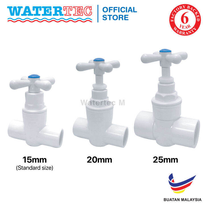 WATERTEC Stopvalve Soc 15E-BS / 20E-BS / 25E-BS X Wtc - X Handle Stop ...