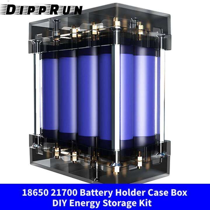 DIPPRUN 21700 18650 High Current Diy Kit Li-ion Battery Holder Energy ...