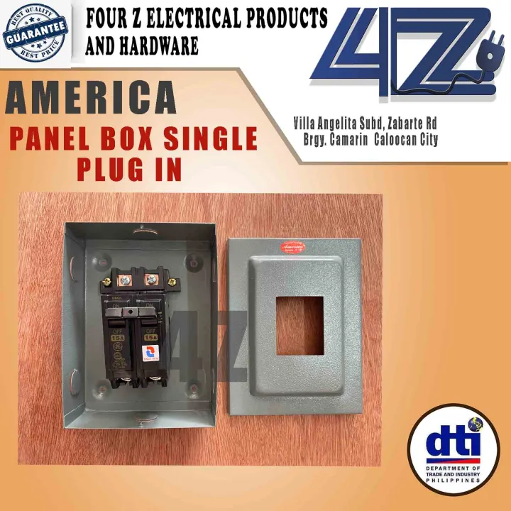 America PANEL BOX SINGLE (PLUG IN) only | Lazada PH
