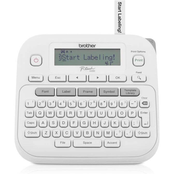 Tranquil Tides Brother P-touch PTD210 PTD220 Easy to Use Label Maker ...
