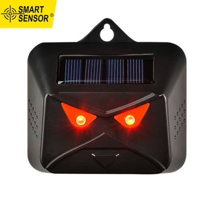 Smart Sensor Multi-silicon Solar Panel Bat-tery Dual Powered Animals ...