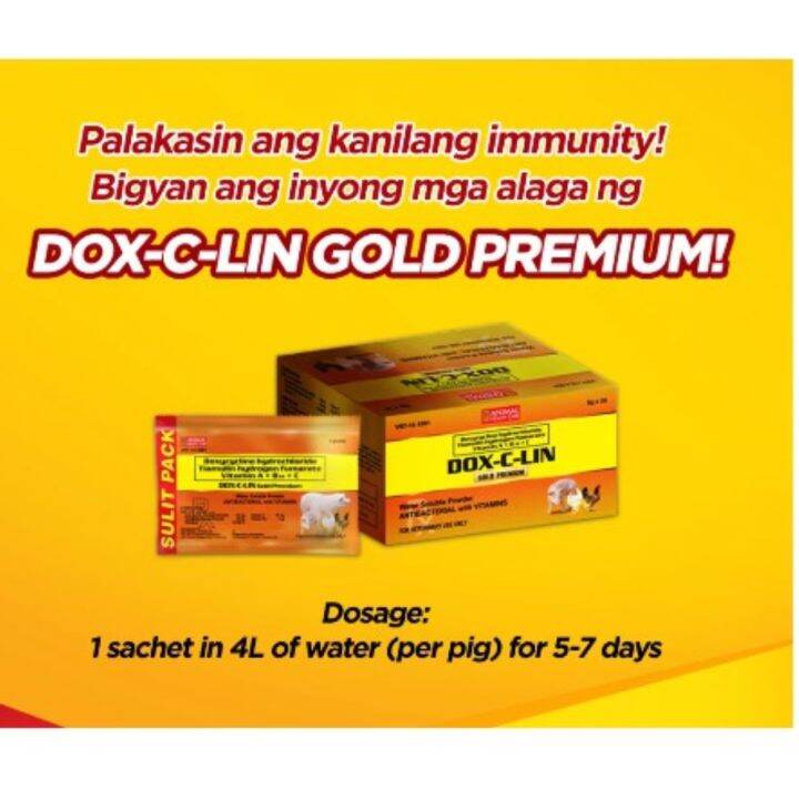 DOX-C-LIN / DOXCLIN 5g/24 sachets 1 box by Bmeg | Lazada PH
