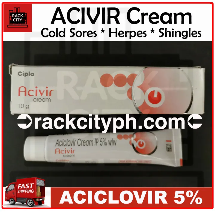 🟥RackCityPH.com🟥 RACK CITY PH ANTIVIRAL - ACIVIR-5% CREAM x 10g tube ...