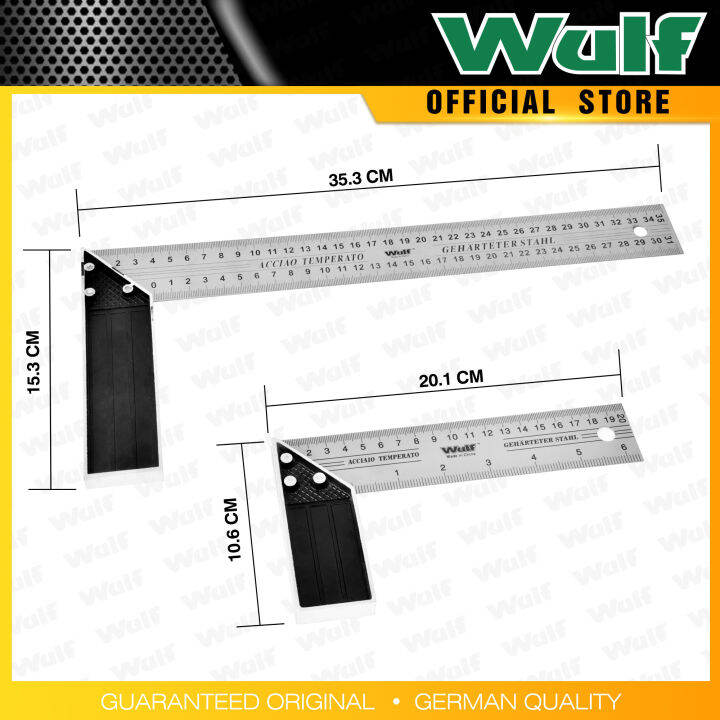 L-Square 8" 14" Squala Alloy Material Ruler L Square Angle Ruler ...