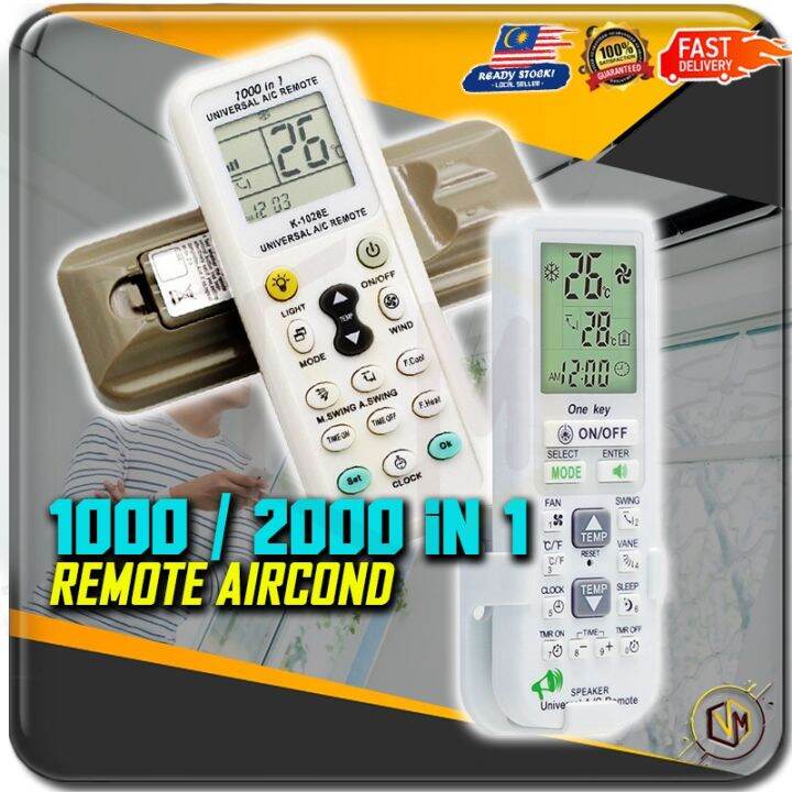 Universal Remote Aircond AC Aircon Air Conditioner Remote Control Multi ...