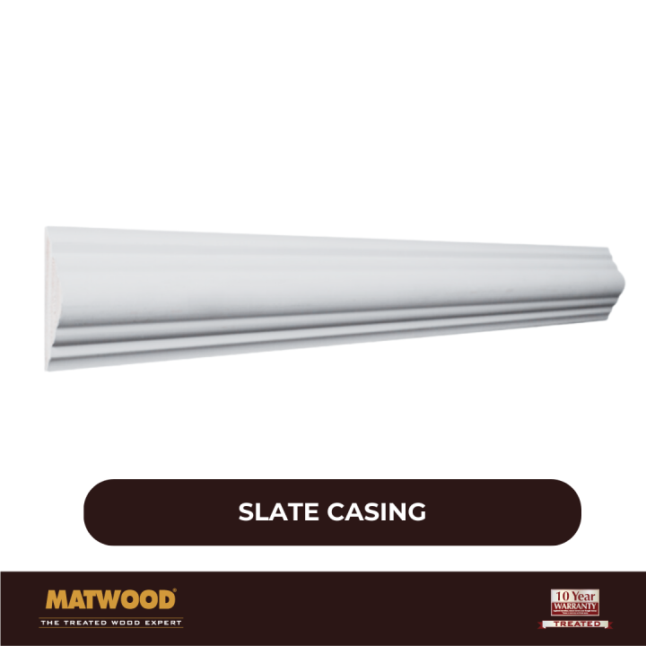 Matimco Matwood Moulding SLATE CASING 1x4 10 Feet | Lazada PH
