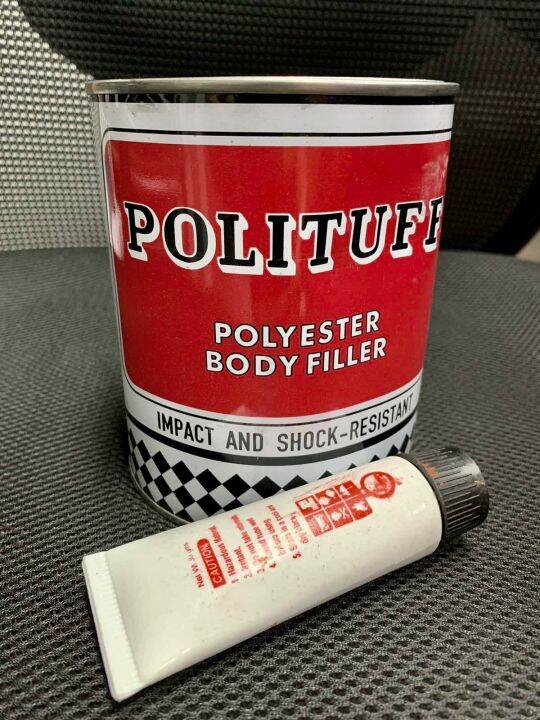 Polituff Polyester Body Filler 1 liter & 30 grams Hardener | Lazada PH