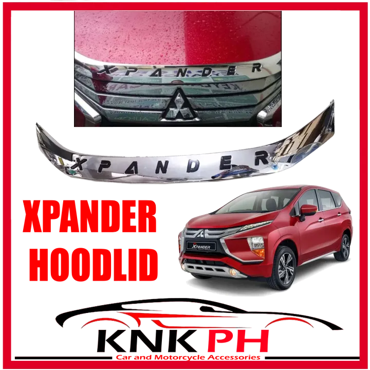 Mitsubishi Xpander 2018-2020 Aero Max Chrome Black Logo Hood Lid Engine ...