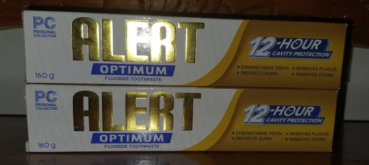 PERSONAL COLLECTION ALERT OPTIMUM fluoride toothpaste 160g BUY 1 TAKE 1 ...