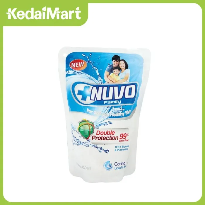 Nuvo Body Wash Liquid Caring Pouch 450 ml | Lazada Indonesia