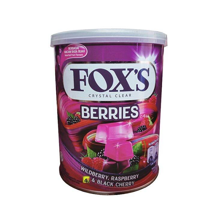 FOXS Tin - Crystal Clear BERRIES Candy - Kaleng 180 gr | Lazada Indonesia