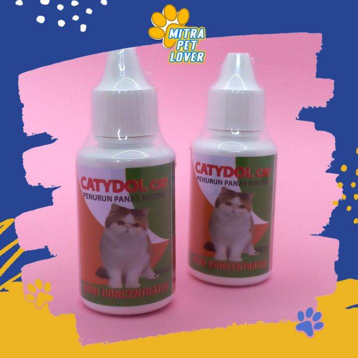 OBAT DEMAM KUCING - CATYDOL 30 ML - HIGH CONCENTRATE PENURUN PANAS ...