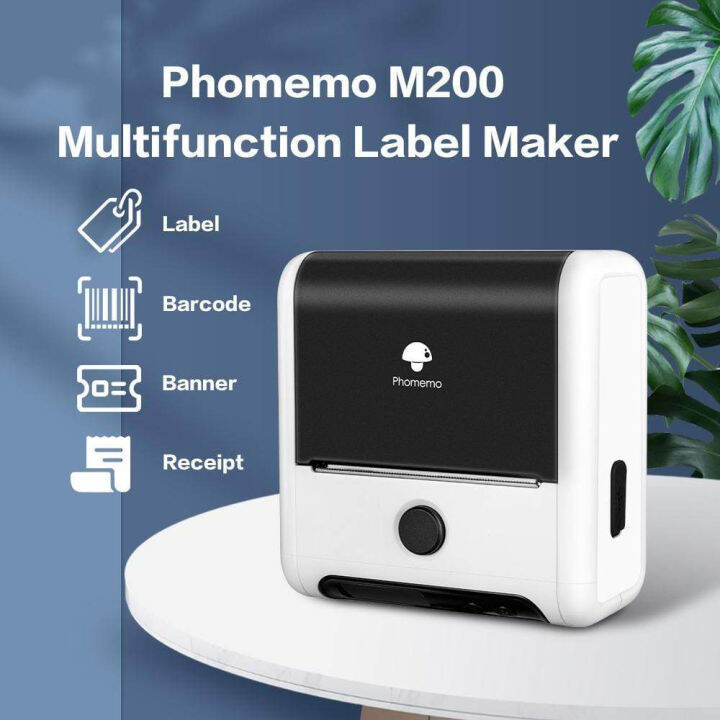 Phomemo M200 Printer Thermal Label Maker Photo Big Sticker Labeler ...