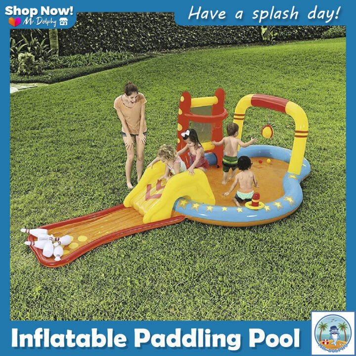 Bowling Ocean Ball Pool Paddling Pool Water Park Pool 435 x 213 x 117cm ...