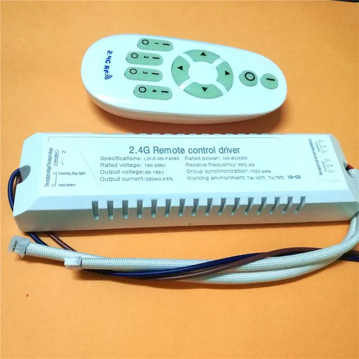 AC220V 5730 Led ceiling 2.4G remote control dimmer double color driver ...
