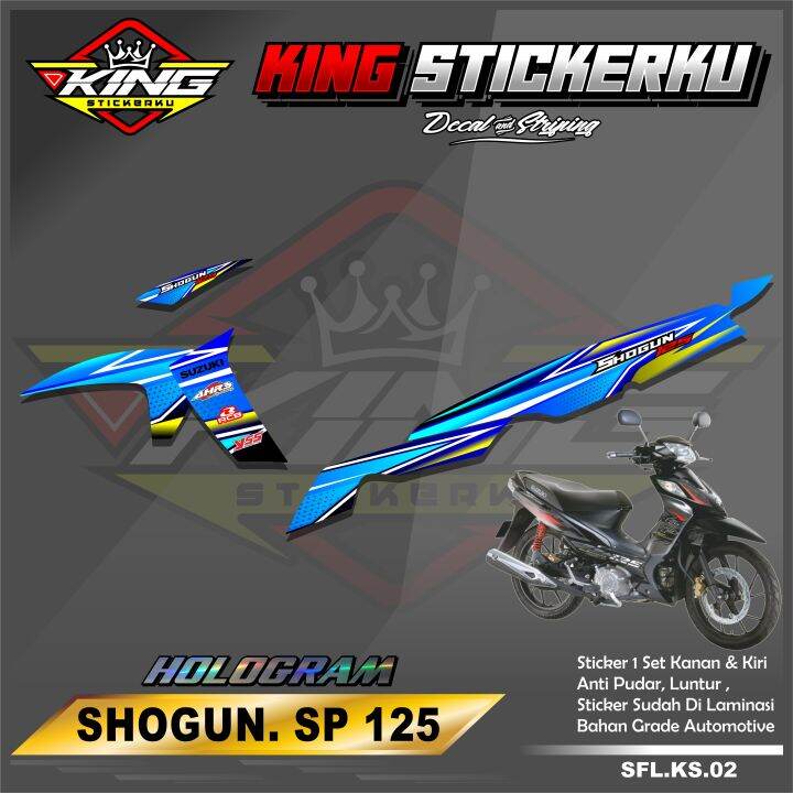 Sticker Striping Variasi Suzuki Shogun SP 125 Robot - Stiker Striping ...