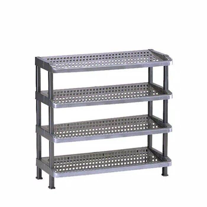 Rak Sepatu Maxi Susun 4 A-54 Lion Star A54 Tempat Sendal Plastik rak ...