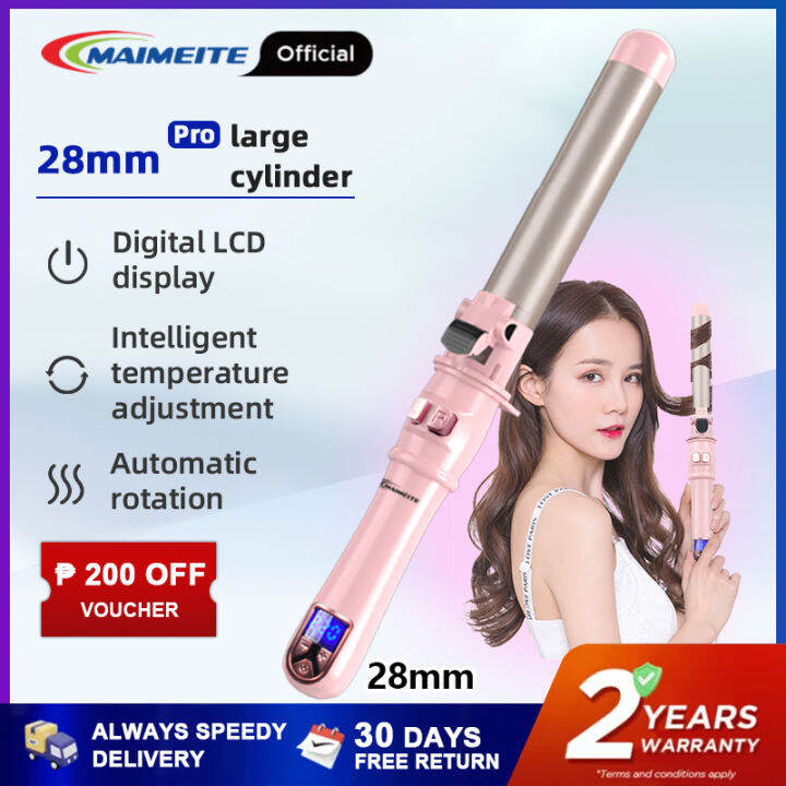 MAIMEITE Hair Curler 2 in 1 Straightener and Curler Automatic Curling ...
