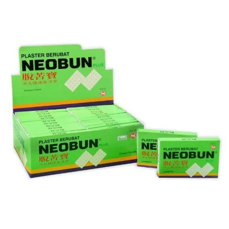 10's NEW PACKING Neobun Plus Koyok / Plaster Berubat 脱苦宝 消炎镇痛风湿膏 | Lazada