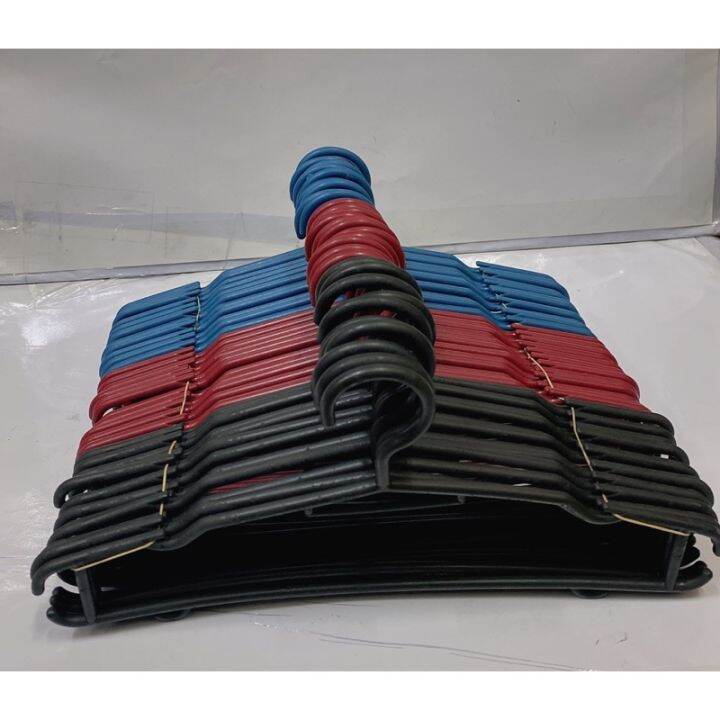 PLASTIC CLOTHES HANGER 12pcs per Tali PLASTIC ROUND HANGER 3 for 100 ...