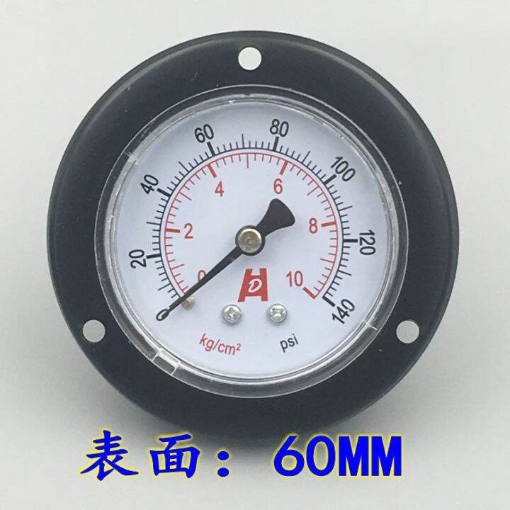 Y-60ZT axial pressure gauge with edge vacuum gauge pneumatic water pressure gauge pneumatic ...