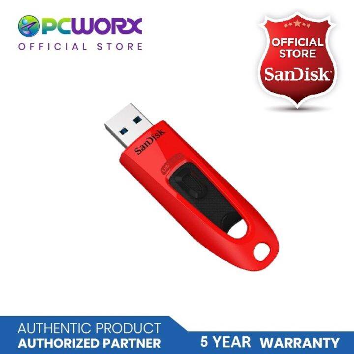 SanDisk 64GB Ultra USB 3.0 Red Flash Drive SDCZ48-064G-U46 | SanDisk ...