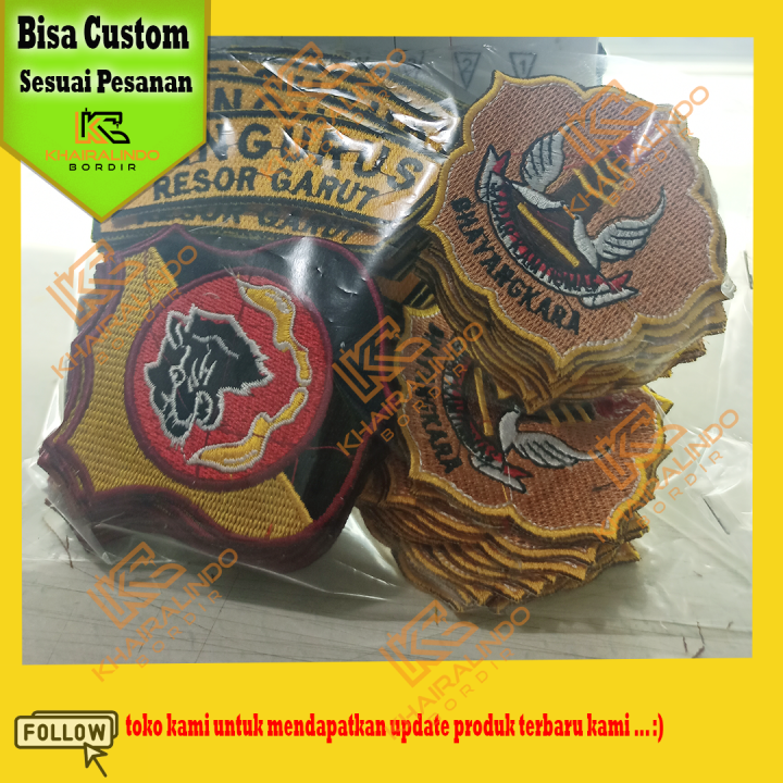 logo pokdarkamtibmas terbaru bhayangkara bordir komputer | Lazada Indonesia