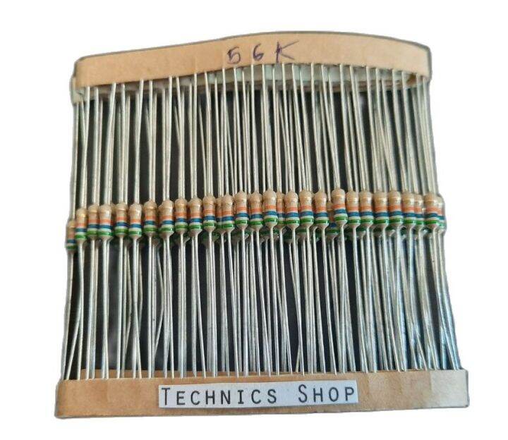 ตัวต้านทาน 56 Kโอห์ม 1/4W จำนวน 20 ตัว Resistor 56 KOhm 20 pcs ...